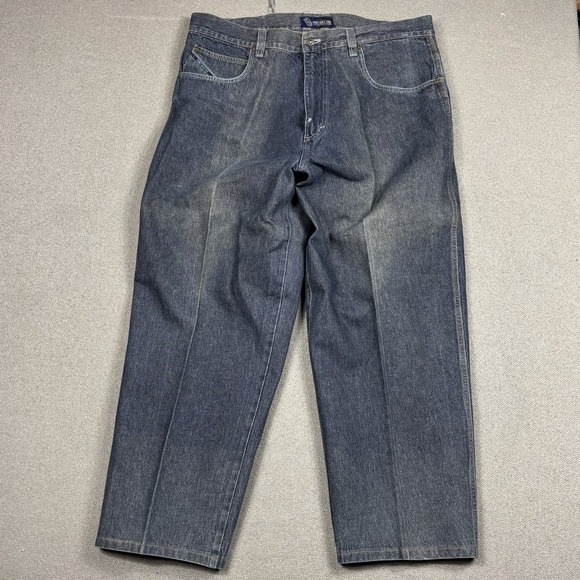 FUBU | Jeans | Vintage Fubu Jeans Mens 4x32 Blue Baggy Wide Leg Denim ...
